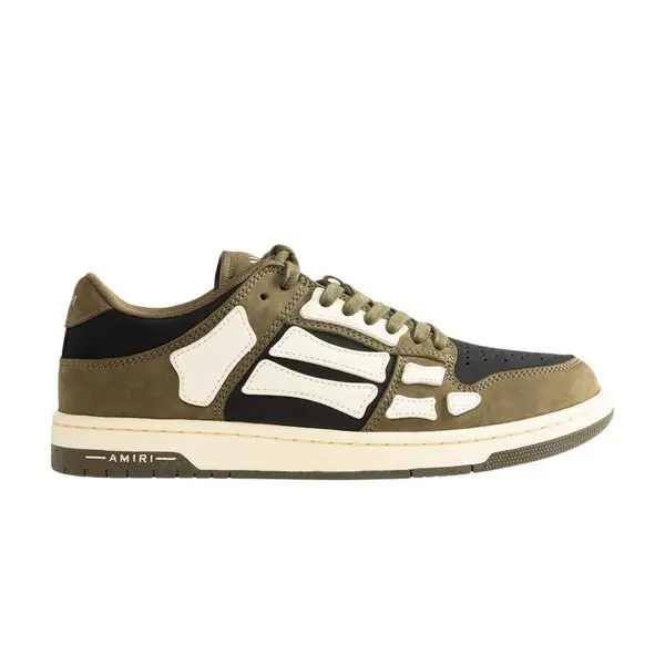 Amiri Skel Top Low Sneakers - Black