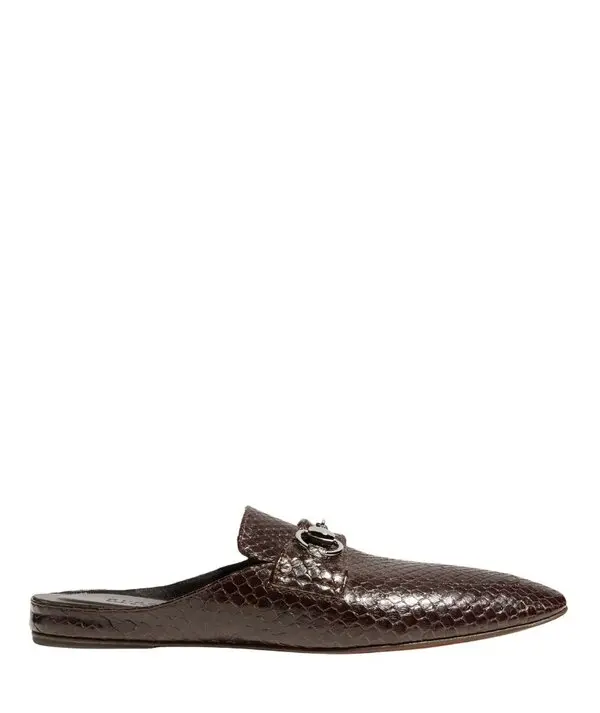 Gucci Ragazzo Python Mule