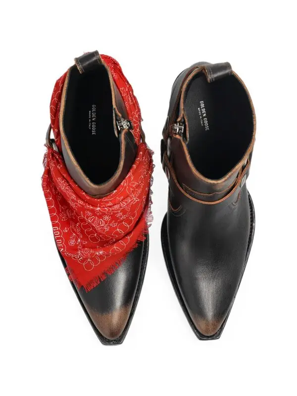 GOLDEN GOOSE Debbie Leather Boots