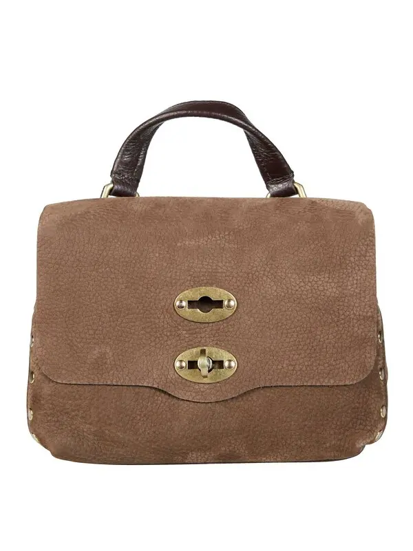 ZANELLATO Postman Jones Nabuk Baby Crossbody Bag - Marrone