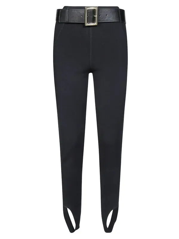 SELF-PORTRAIT Knit Stirrup Leggings