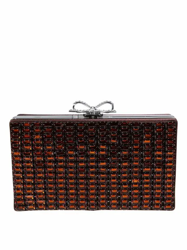 SELF-PORTRAIT Chainmail Mini Clutch Bag
