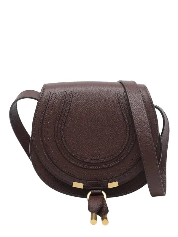 Chloé Leather Cross Body Bag - Marrone