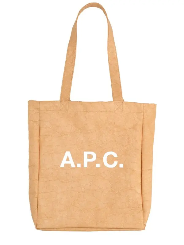 A.p.c. Logo Print Tote Bag