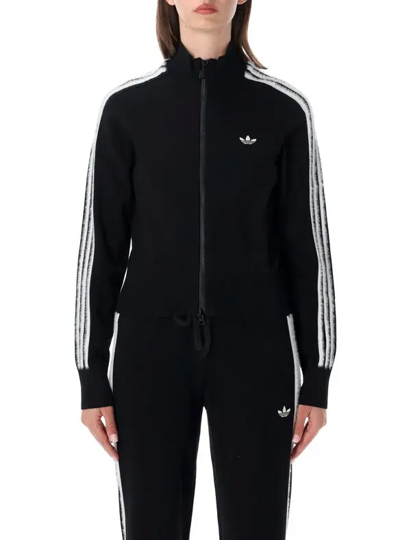 ADIDAS ORIGINALS Firebird Slim-fit Track Top With Ribbed High Neck - Nero