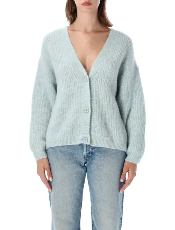 American Vintage Button-front Cardigan - Blu