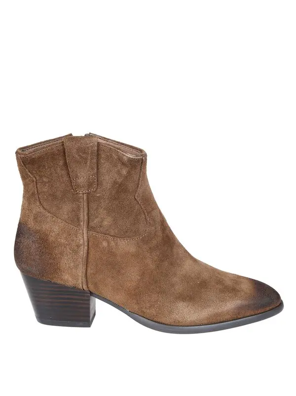 Ash Suede Ankle Boots