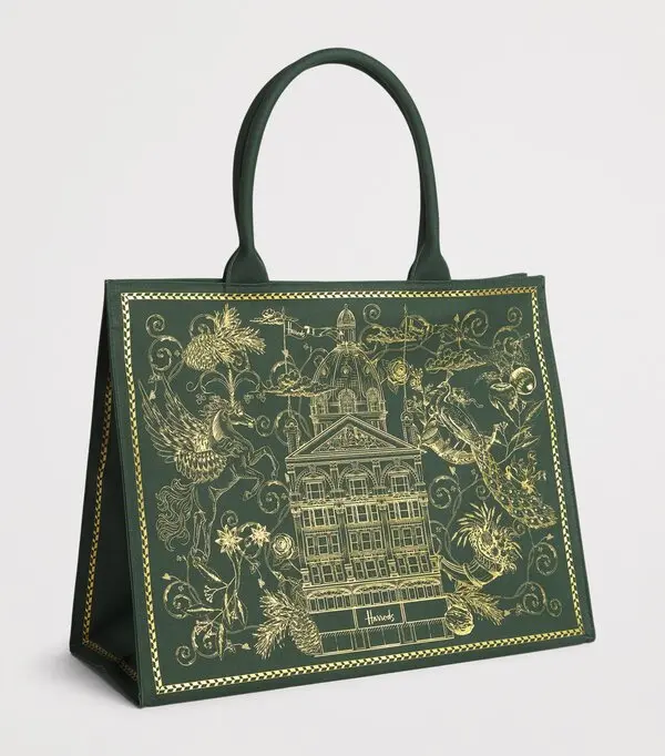 Harrods Building Print Tote Bag