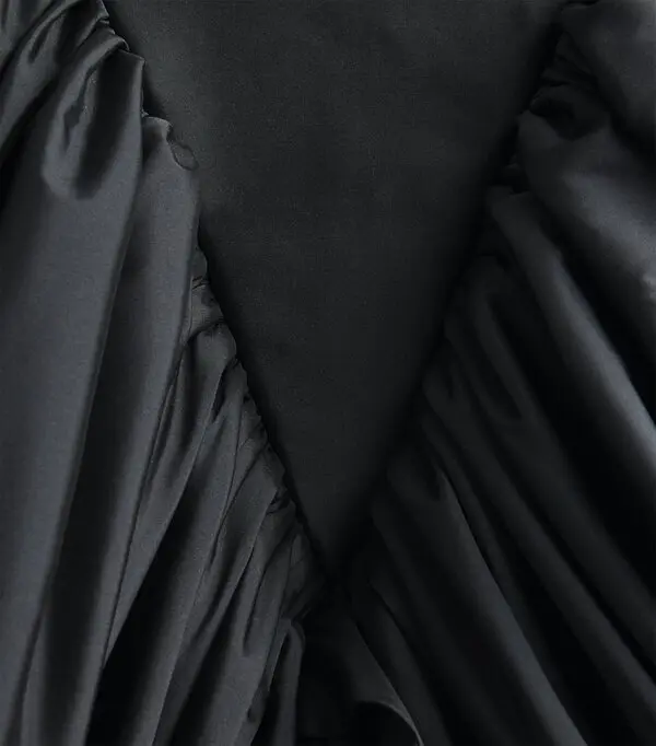 ZIYAD BUAINAIN Taffeta Layered Gown