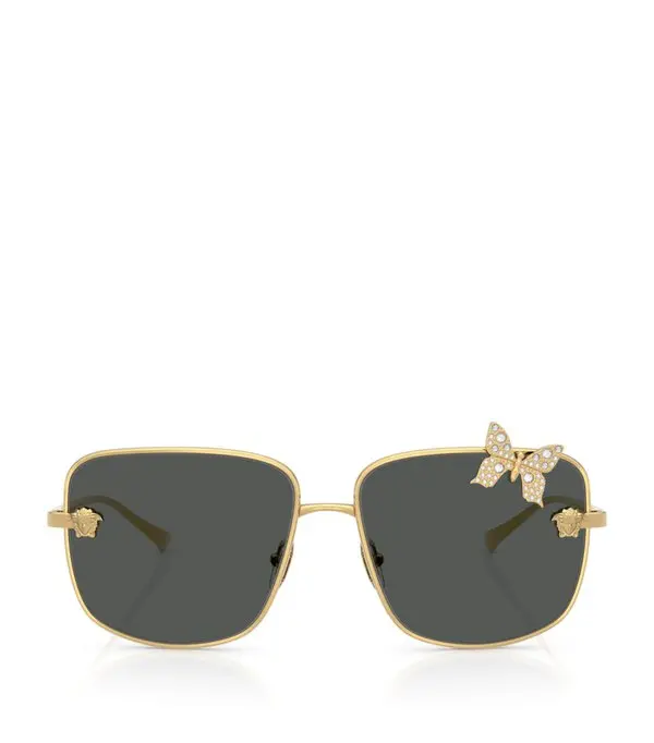 Versace Ve2282 Square Butterfly Sunglasses