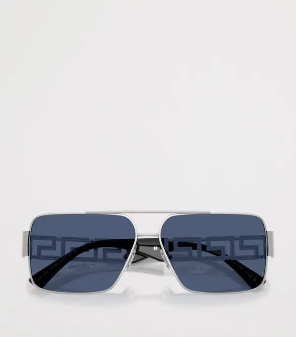 Versace Wire Ve2290 Rectangular Sunglasses
