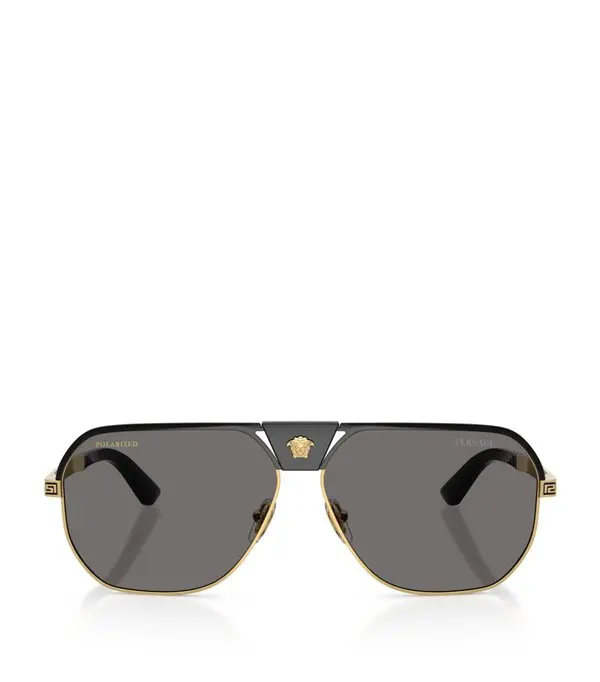 Versace Metal Ve2294 Aviator Sunglasses