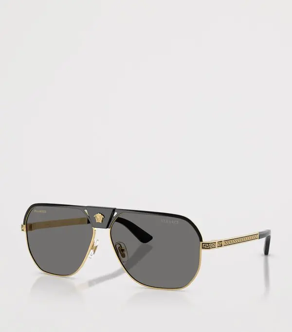 Versace Metal Ve2294 Aviator Sunglasses