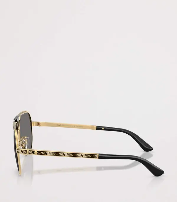 Versace Metal Ve2294 Aviator Sunglasses