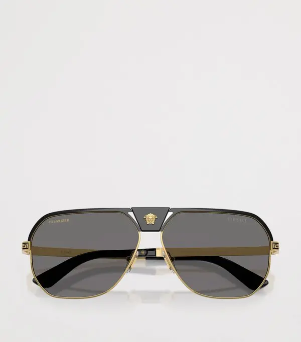 Versace Metal Ve2294 Aviator Sunglasses