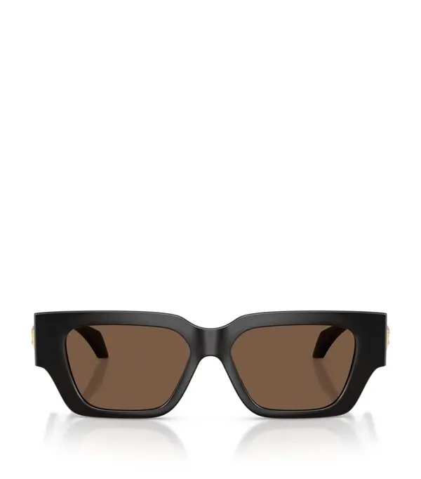 Versace Ve4497u Rectangle Sunglasses - Brown