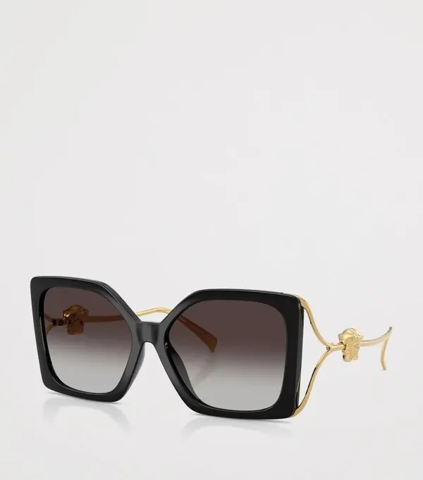 Versace Medusa Plaque Maxi Sunglasses