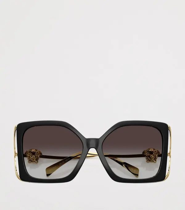 Versace Medusa Plaque Maxi Sunglasses