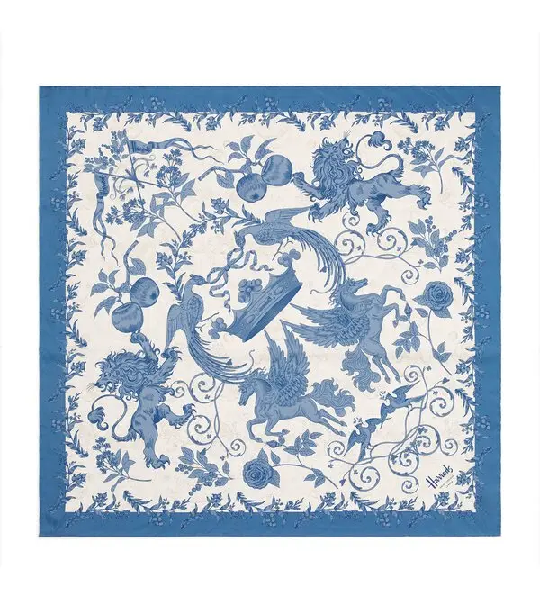 Harrods Silk Menagerie Scarf