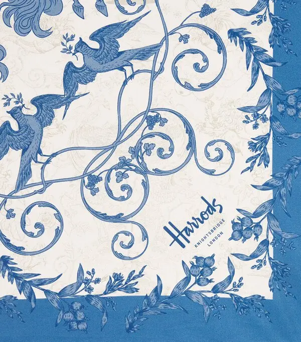 Harrods Silk Menagerie Scarf