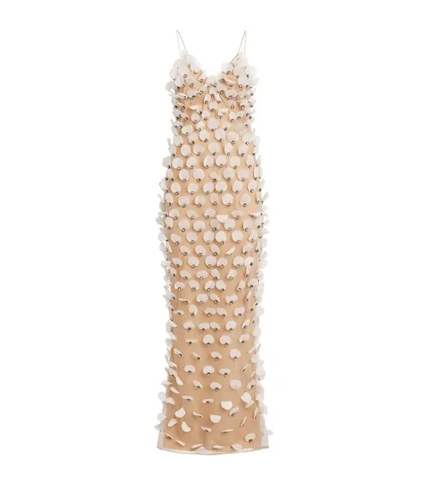 Stella McCartney Embellished Polka Dot Gown
