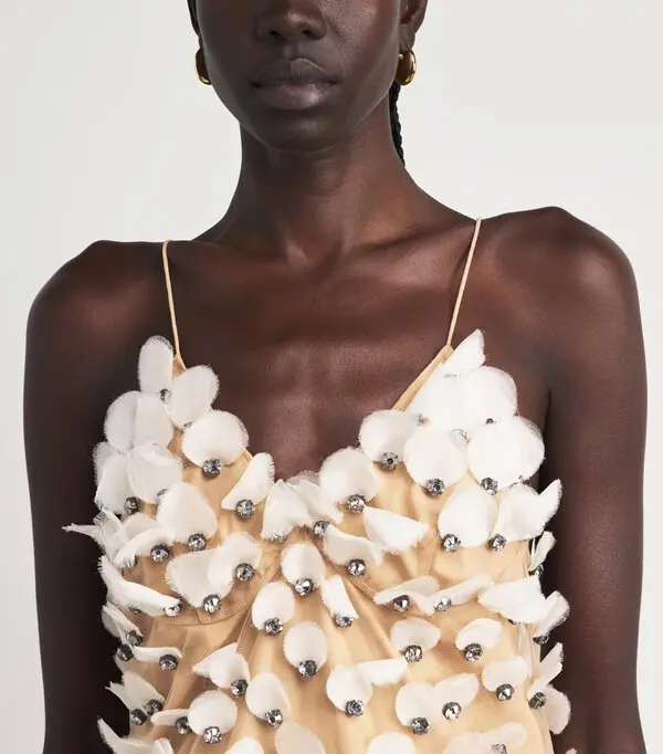 Stella McCartney Embellished Polka Dot Gown