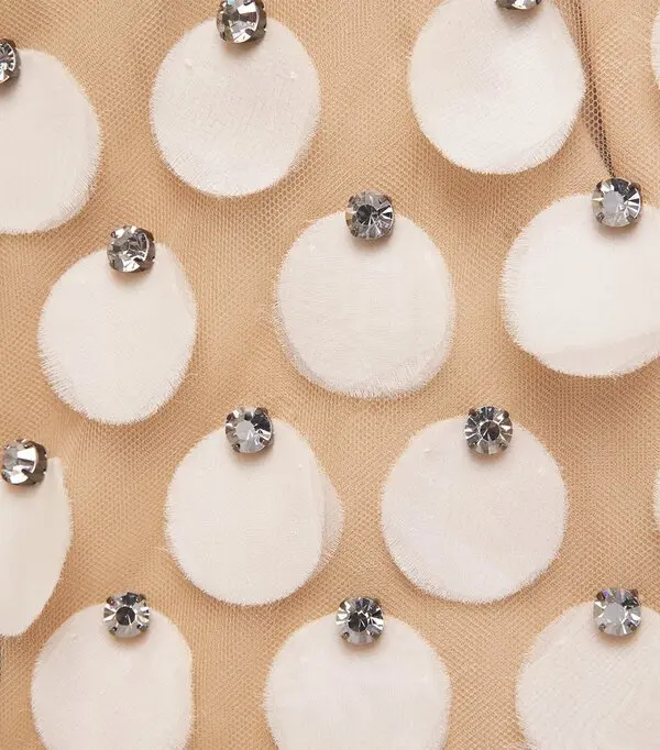 Stella McCartney Embellished Polka Dot Gown
