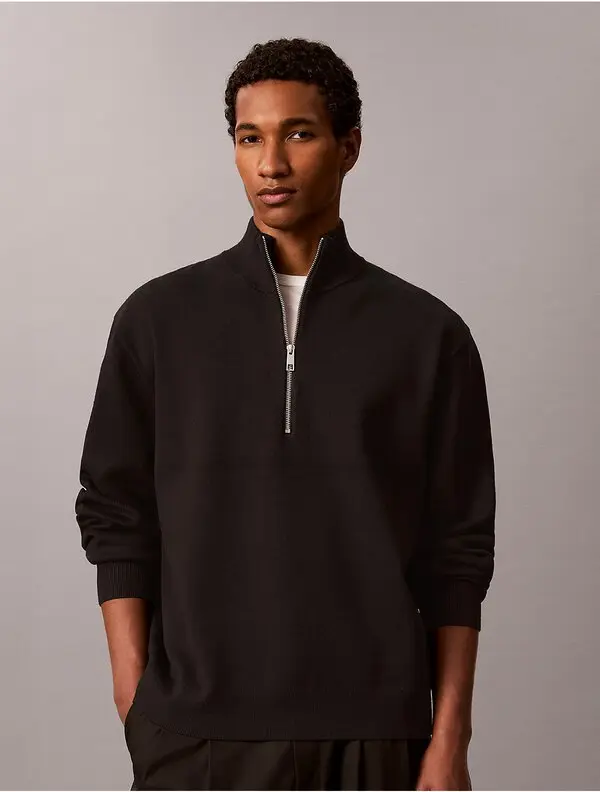 Calvin Klein Quarter Zip Tech Sweater