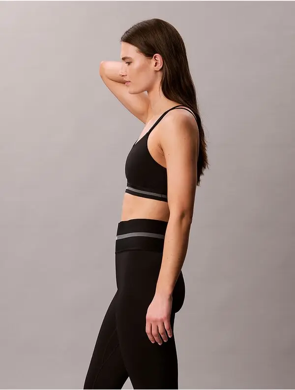 Calvin Klein Icon Sport Low Support Sports Bra - Black