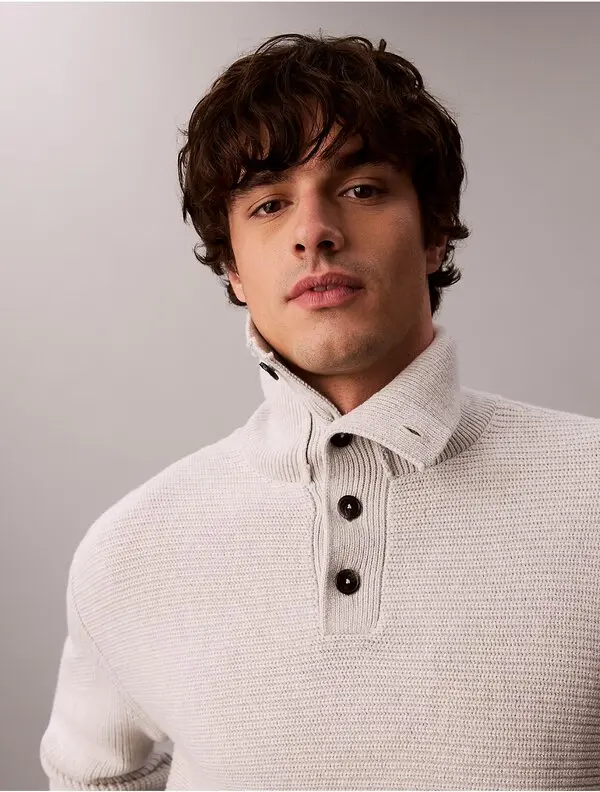 Calvin Klein Cotton Wool Stitch Pullover Sweater