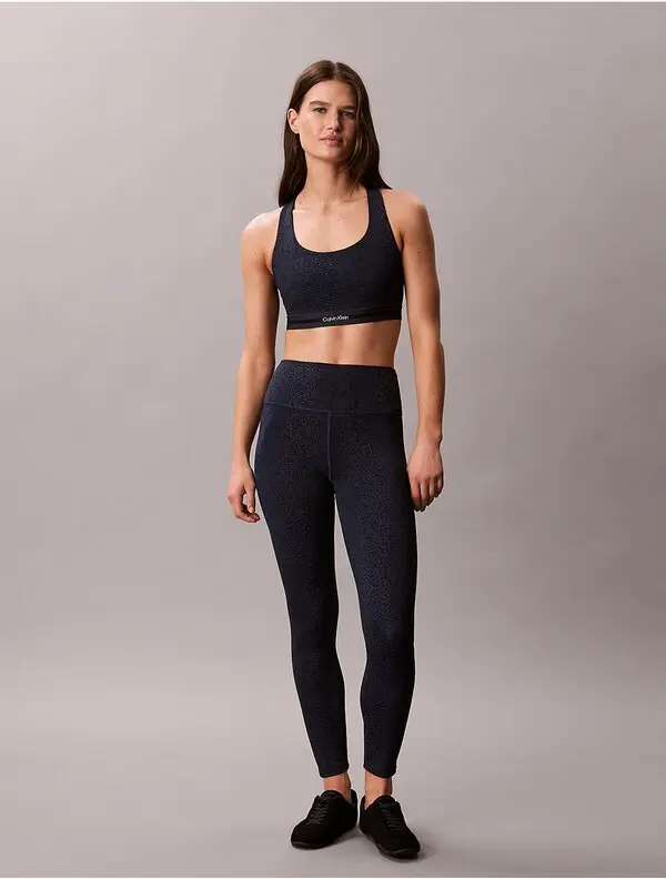 Calvin Klein Icon Sport Printed Medium Impact Sports Bra