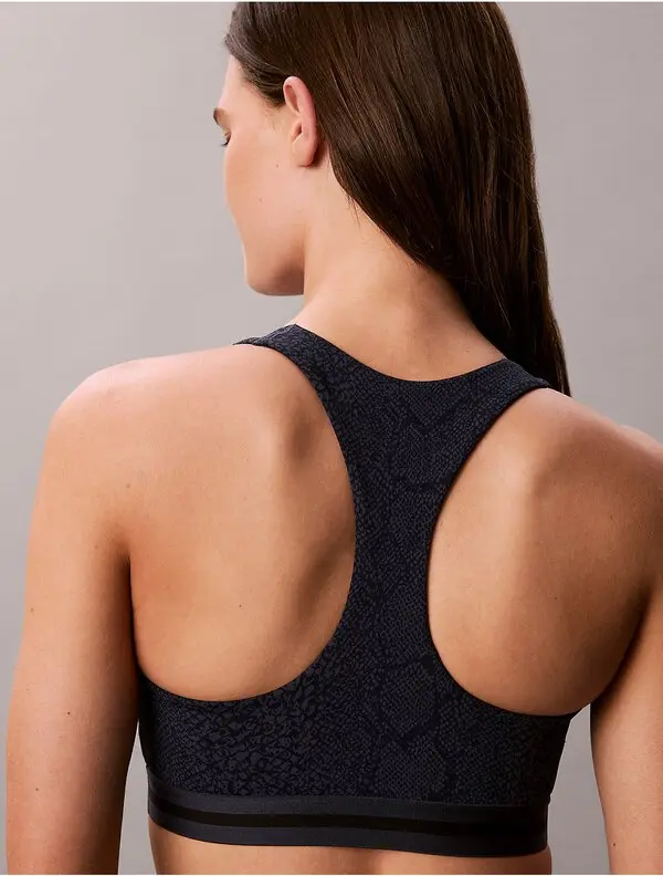 Calvin Klein Icon Sport Printed Medium Impact Sports Bra
