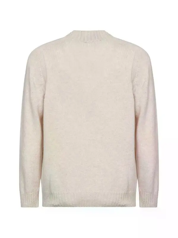 D4.0 Mock-neck Saddle-shoulder Sweater
