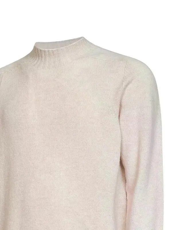 D4.0 Mock-neck Saddle-shoulder Sweater