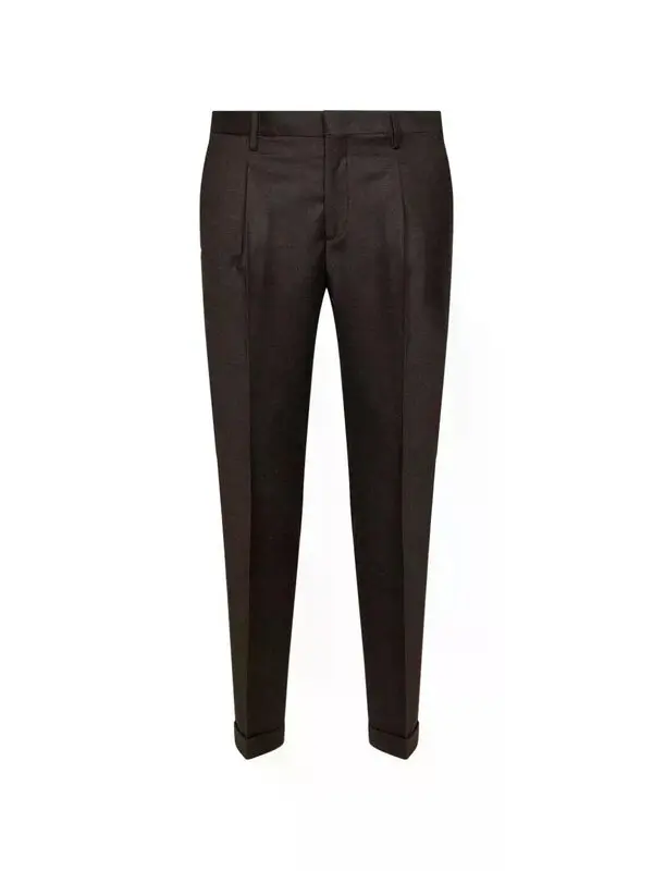 BRIGLIA 1949 Tiberios Pleated Turned-up Trousers