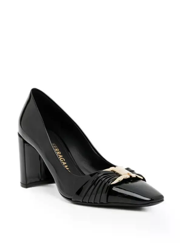 FERRAGAMO 80mm Gancio Pumps