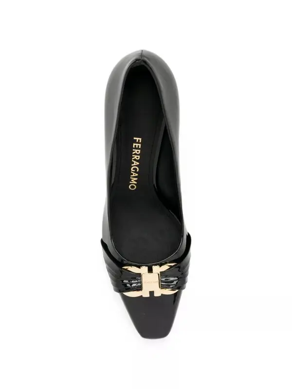 FERRAGAMO 80mm Gancio Pumps