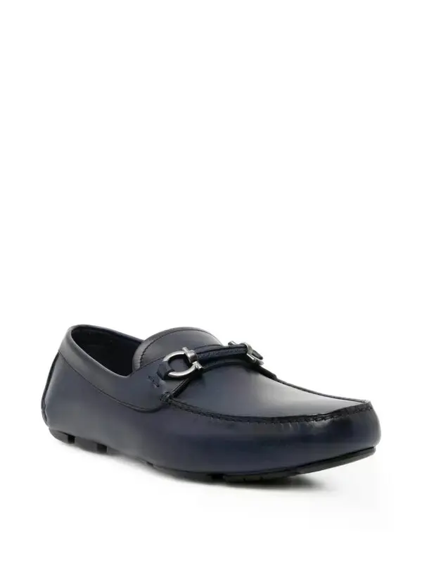 FERRAGAMO Gancini Driver Loafers