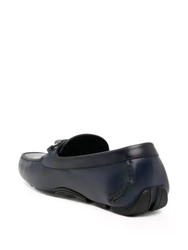 FERRAGAMO Gancini Driver Loafers
