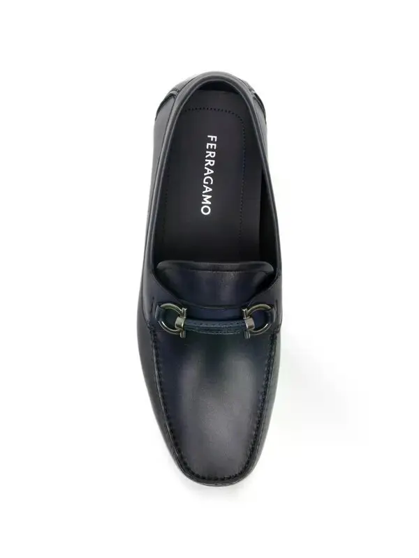 FERRAGAMO Gancini Driver Loafers