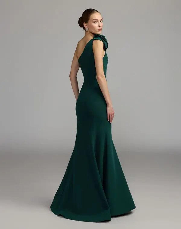 Mac Duggal One Shoulder Mermaid Gown