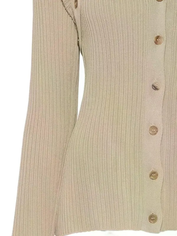 FERRAGAMO Ribbed-knit Cardigan