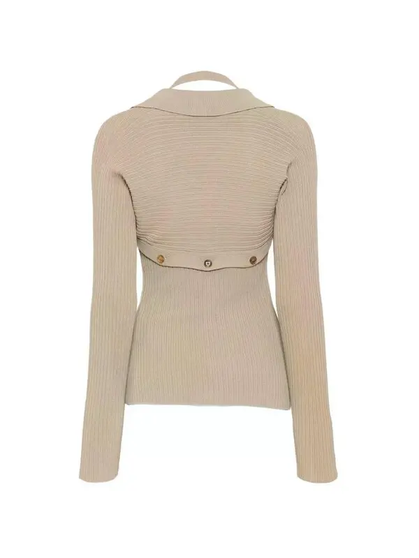 FERRAGAMO Ribbed-knit Cardigan
