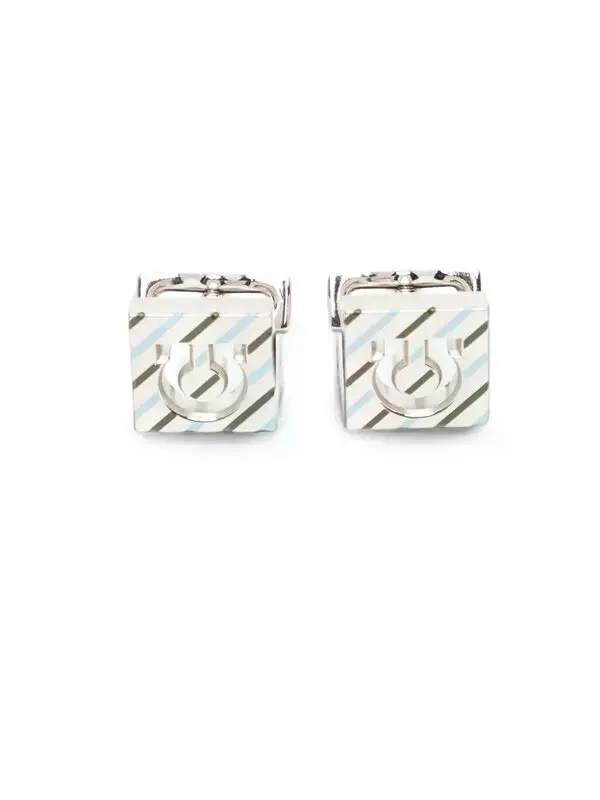 FERRAGAMO Gancini Guilloché Cufflinks