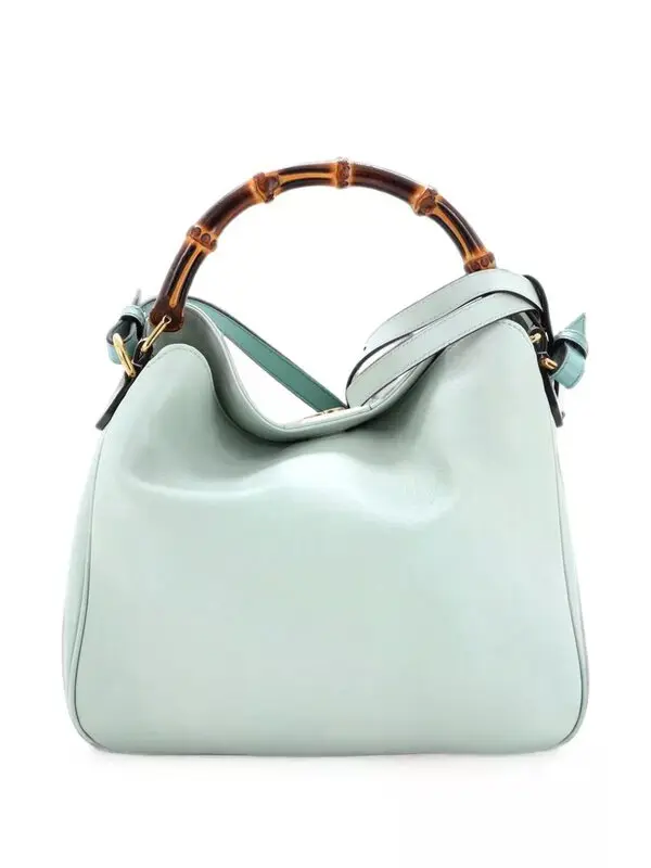 Gucci Diana Nm Bamboo Leather Medium Shoulder Bag