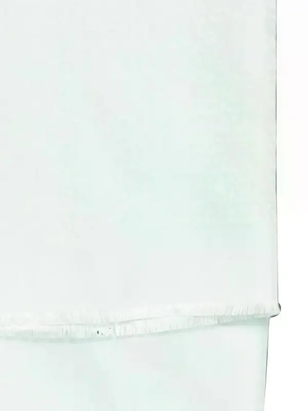 FERRAGAMO Logo-pattern Frayed Scarf