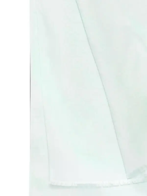 FERRAGAMO Logo-pattern Frayed Scarf