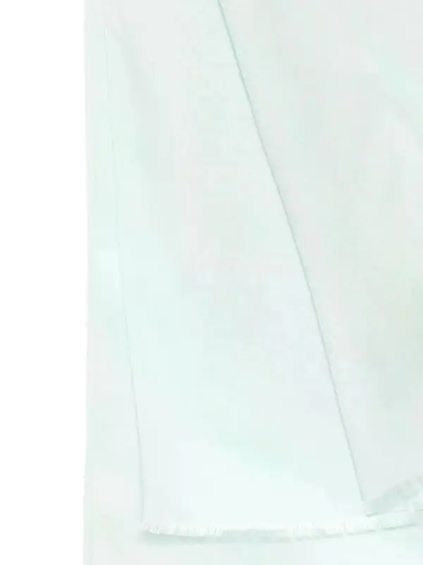 FERRAGAMO Logo-pattern Frayed Scarf