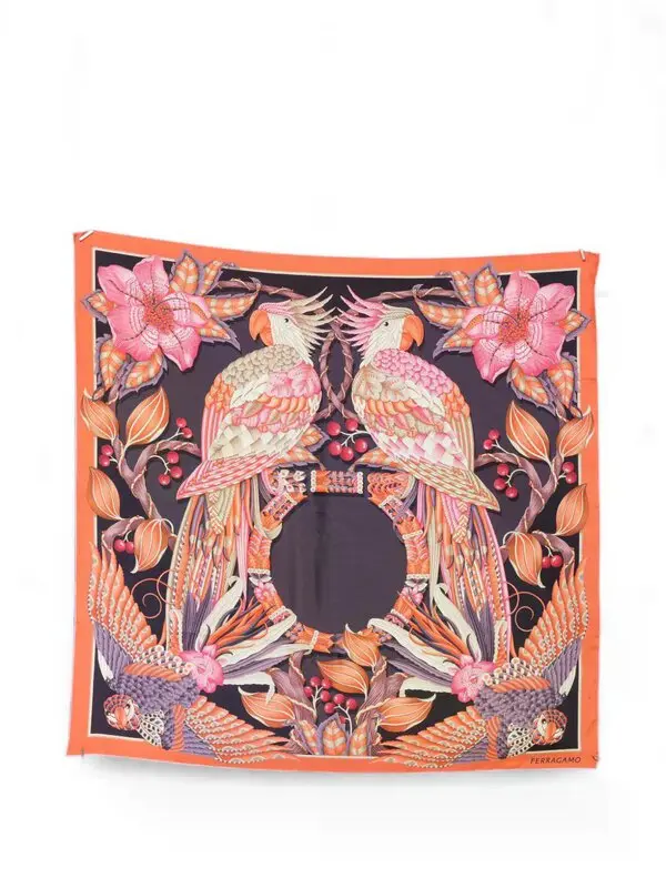 FERRAGAMO Animal-print Scarf