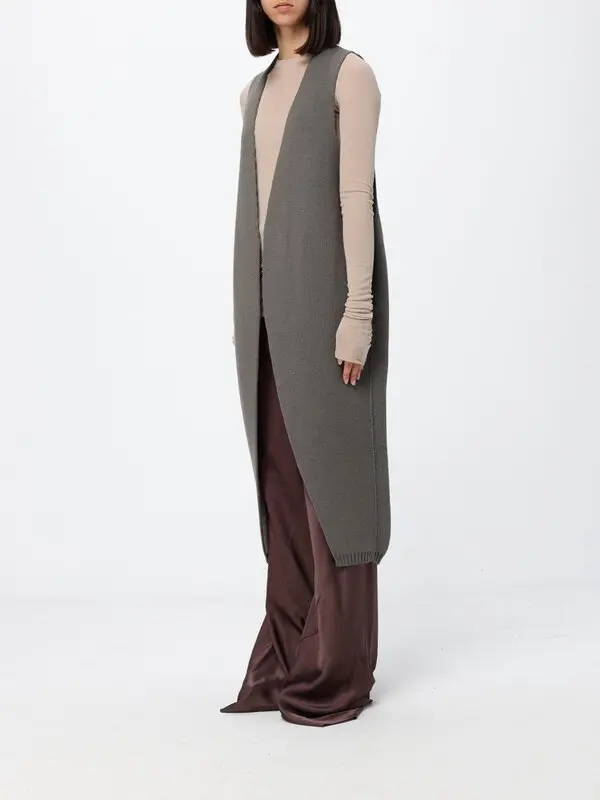 Rick Owens Cashmere V-neck Knit Vest - Pink